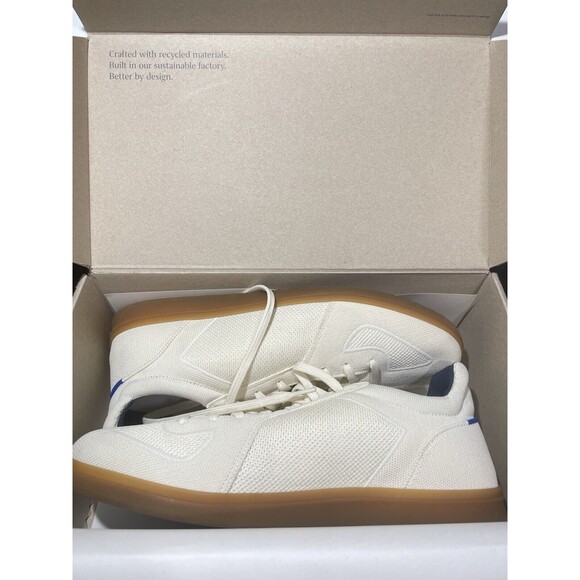Rothy's | Shoes | Rothys The Rs Sneaker Sz 13 Bone Cream Blue Authentic ...